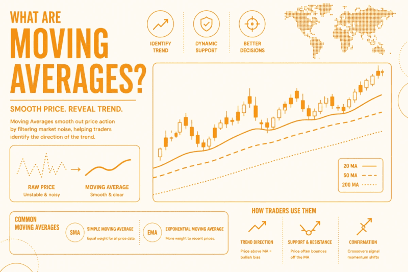 Moving Averages: Complete Guide for Traders | Types, Strategies, Settings